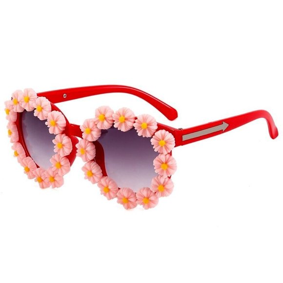Accessories | Little Girls Summer Sunglasses Sweet Style Sunflowers ...